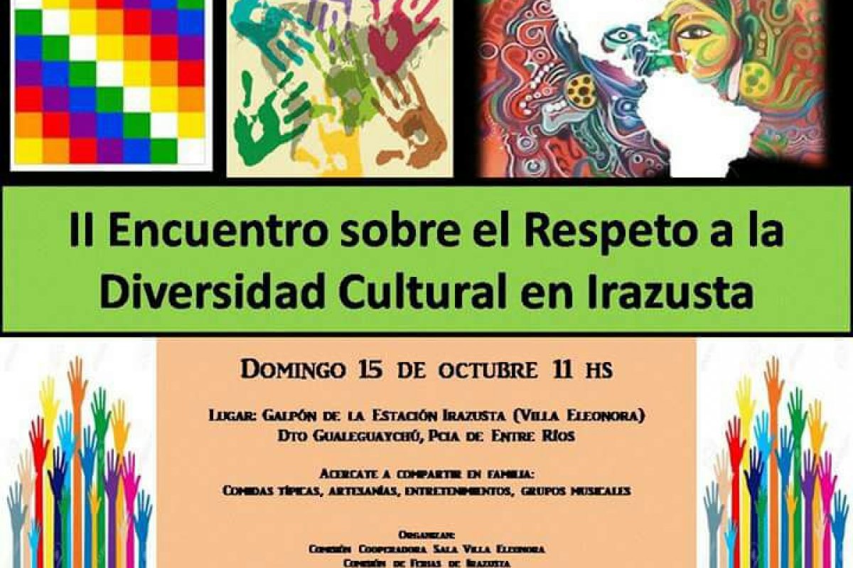 II Encuentro sobre el Respeto a la Diversidad Cultural en Irazusta - Municipalidad Gualeguaychú ...