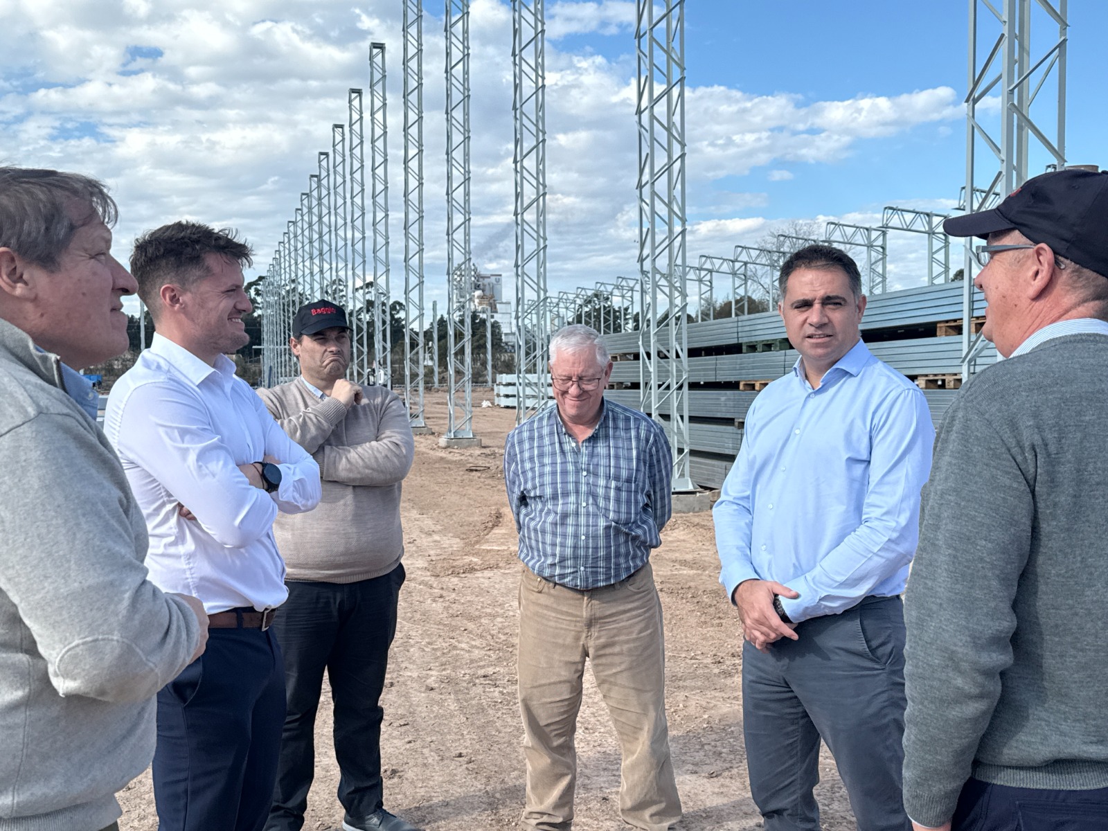 El intendente Davico visitó la planta de la empresa Baggio - Municipalidad Gualeguaychú Entre ...
